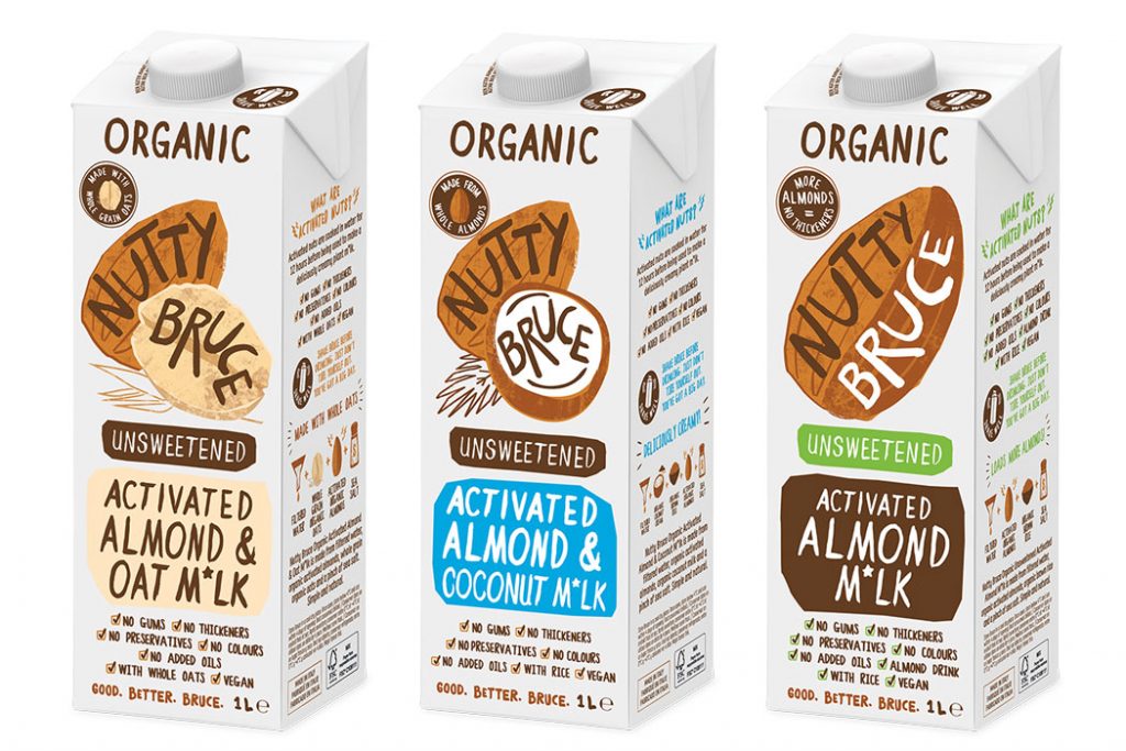 Nutty Bruce Launch UK’s first activated Nut M*lk with 12 months shelf ...